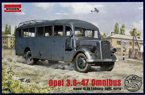 Roden 1/72 Opel 3.6-47 Omnibus (720) – Monster Models and Games
