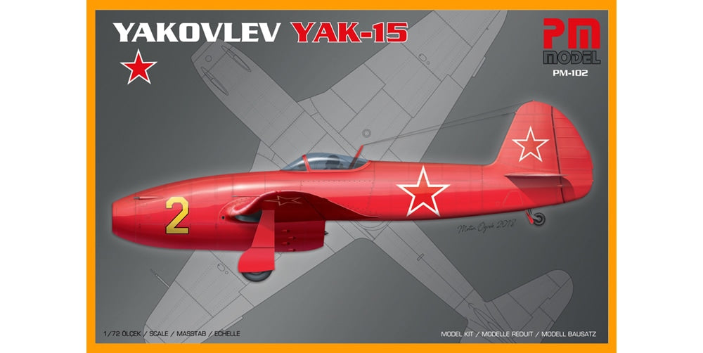 PM Model 1/72 Yakovlev Yak-15 ( PM-102) – Monster Models and Games