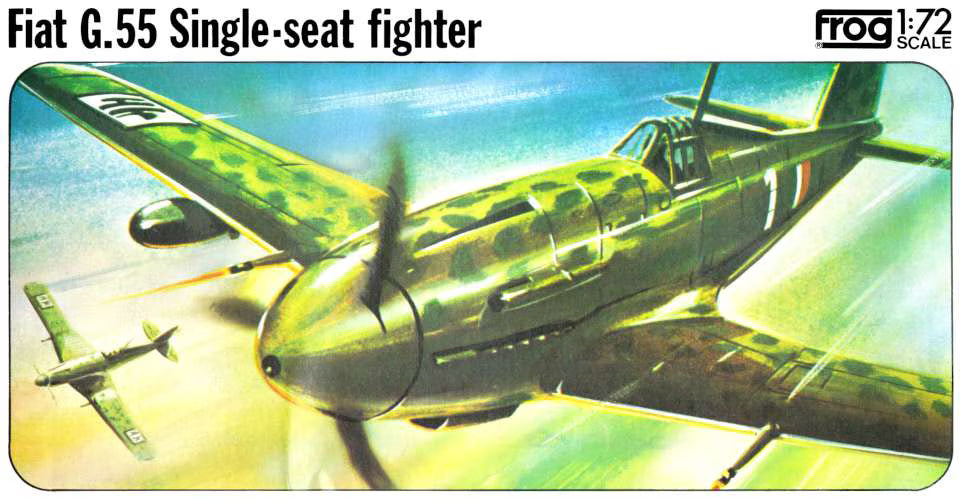 Frog 1/72 Fiat G.55 Single Seat Fighter (F216) – Monster Models and Games